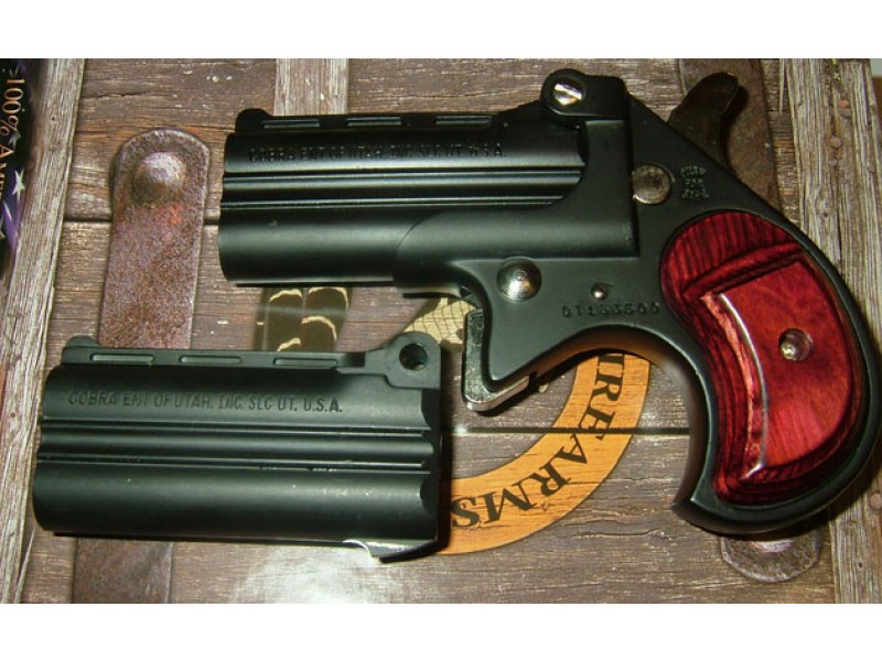 Cobra Derringer Big Bore .38 Special / 9mm Combo Over/Under Black ...