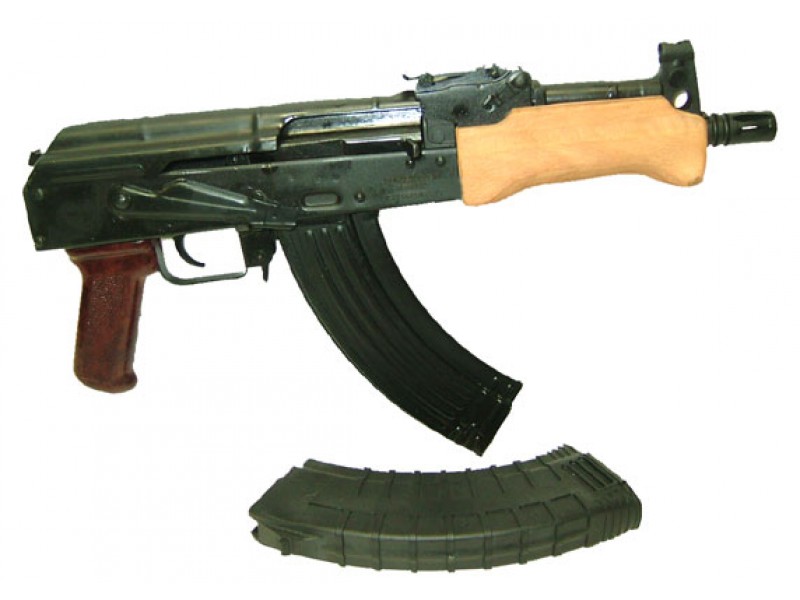 AK-47 Mini Draco Pistol - 7.62x39 Semi-Auto w/ 2 Mags HG2137-N - Hand Guns