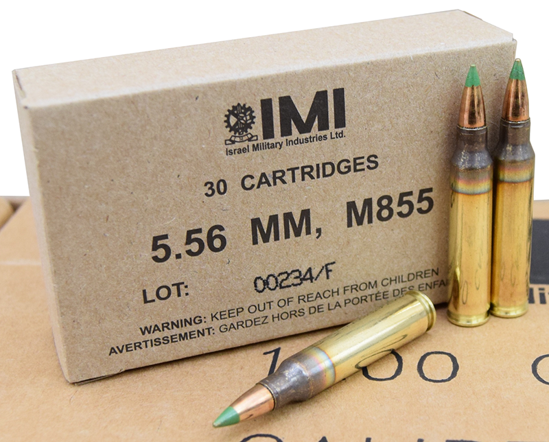 IMI 5.56x45 62gr M855 FMJBT Ammo IMIM855C - 30rd Box